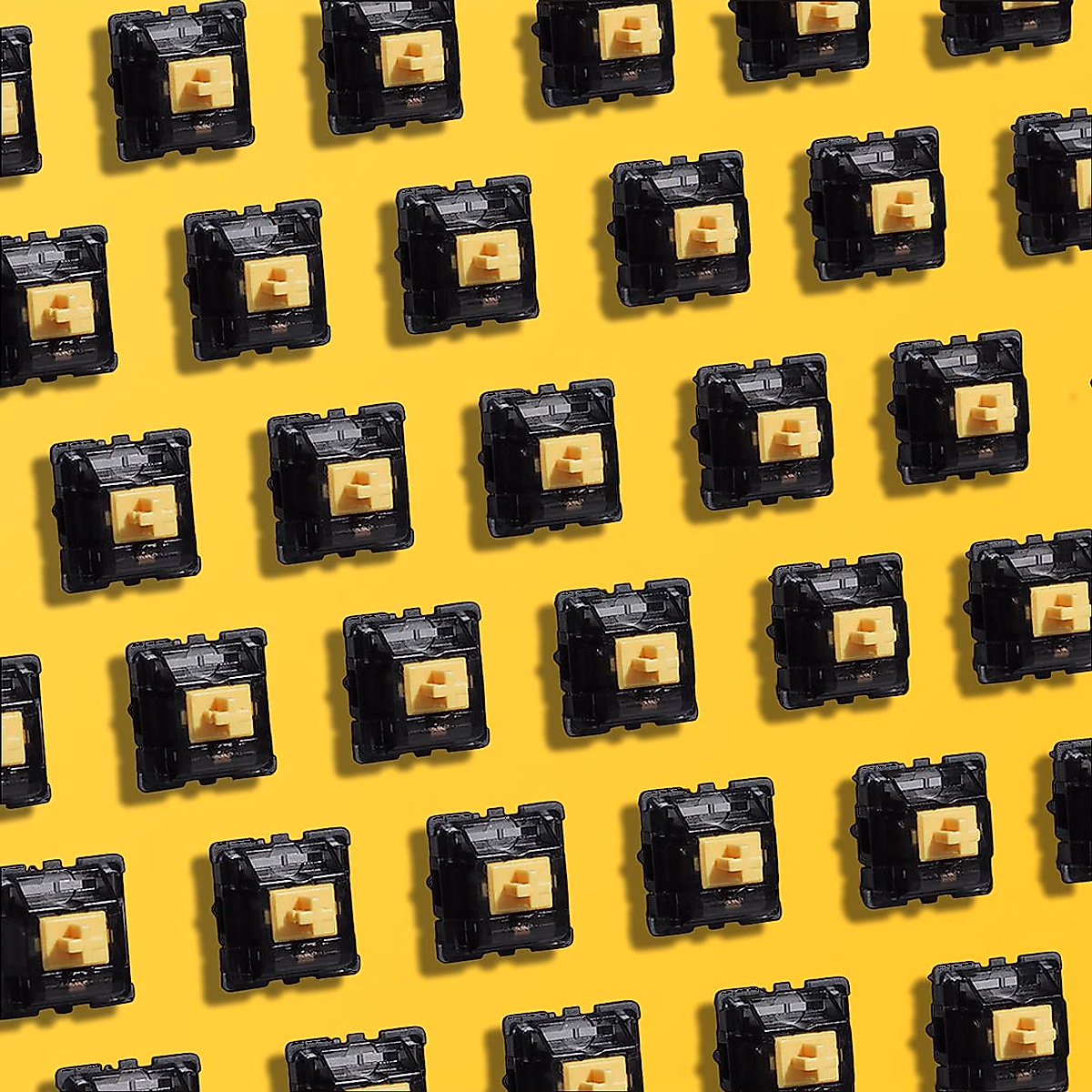 DROP Holy Panda X Mechanical Keyboard Switches - Plate Mount Quiet & Tactile Switches, Cherry MX Style, 65g, (35 PCS, 3-Pin)