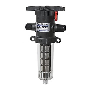 3/4" TwistIIClean Inline Water Filter (Black 140 mesh / 105 micron)