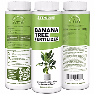 Banana Tree Fertilizer for All Banana Tree Plants, Liquid Plant Food 8 oz (250mL)