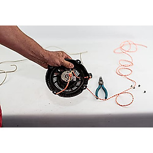 SGT KNOTS #4 Dacron Polyester Pull Cord - Small Engine Replacement Cord Rope for Lawn Mowers, Generators & More (10 feet, Orange)