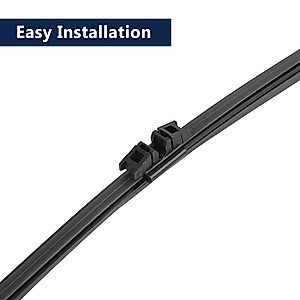 X AUTOHAUX Rear Windshield Wiper Blade Arm Set for Ford Explorer 2011-2019 11 Inch 285mm