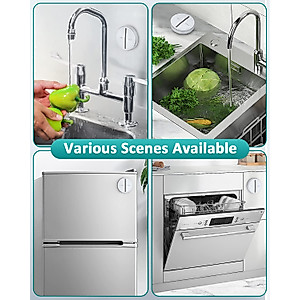 HAPYTHDA Garbage Disposal Wireless Switch Kit, Remote Control Outlet, No Drilling On Sink Top, Wireless Switch Button Kit for Waste Disposal, 15A/1500W with 4000V Anti-Surge, 500 Feet RF Range