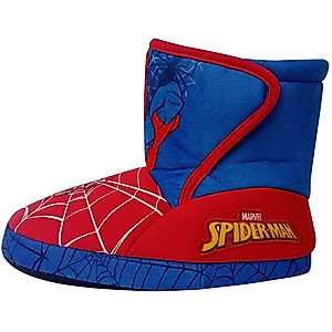 Marvel Boy's Spider-Man Slipper Booties (Red/Blue, Numeric 11)