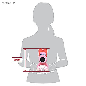 Sanei Boeki Super Mario All Star Collection Birdo Plush Toy, Size S, Height 7.9 Inches (20 cm)