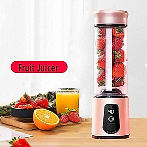 MXJCC Blender, Personal Blender for Shakes and Smoothies Juice Blender Speeds, Smoothie Blender ， Bottles for Ice, Smoothie, Milkshake
