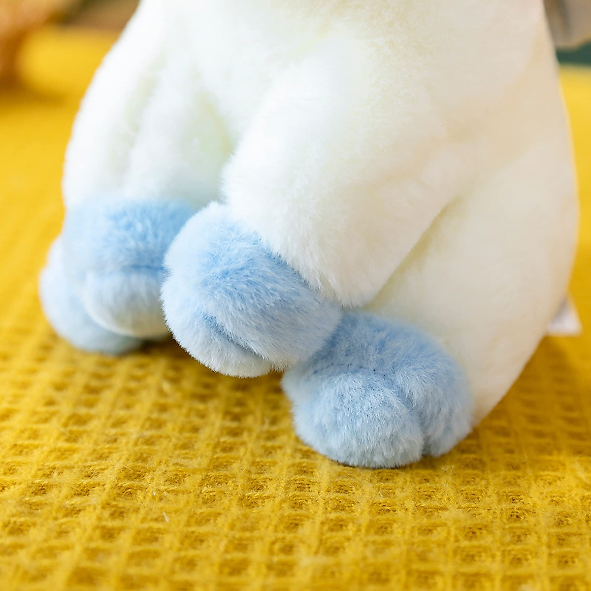 Ruzucoda Plush Unicorn Stuffed Animals with Wings Furry Plushies Unicorns Toys Dolls Decorations 10 Inches (Blue)