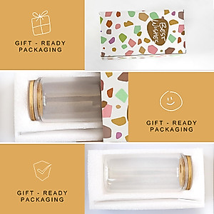 Thank You Gifts for Women Men, Employee Appreciation Gifts, Appreciation Gifts for Coworkers, Thank You for Being Awesome Glass Cup, Gifts for Coworkers, Employee, Teachers, Nurse, Thanksgiving Gifts