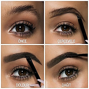 Maybelline Eyebrow, Tattoo Brow Longlasting Eyebrow Pomade Pot Ash Brown