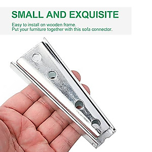 DOITOOL 4 Pairs Replacement Sofa Furniture Sectional Connector Furniture Connectors Bracket