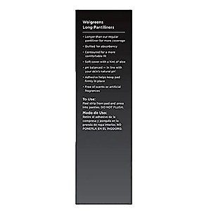 Walgreens Long Pantiliners 48.0ea