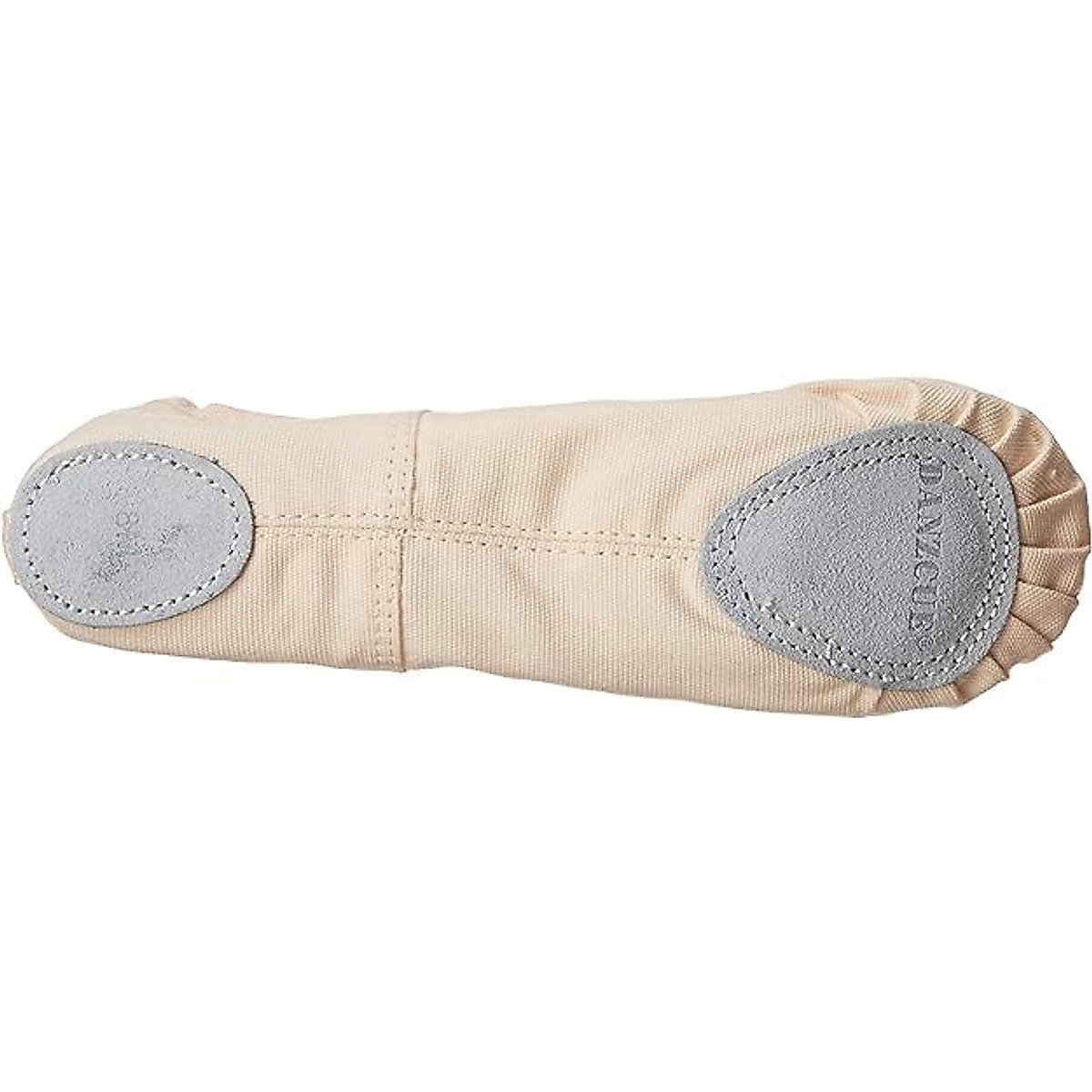 Danzcue Ballet Slipper Women's Canvas Split Sole Ballet Shoes, Ballet Pink, 9 M