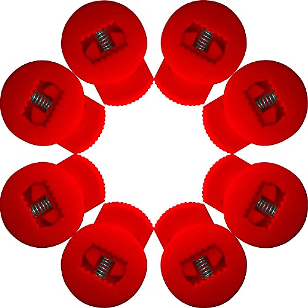 AliBall Glove Locks, Lace Locks for Baseball Glove 8 Pack, Never Need Thying Knots Again, Strong Elasticity, Made Plastic and Springs, Fits All Gloves, Baseball Glove Accessories