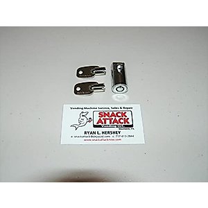 FSI, USI, WITTERN & VENDNET Snack or SODA Vending Machine B0300 Lock & (2) Keys