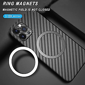 IOUALEY 8 Pack Universal Metal Rings Sticker Compatible for Magsafe Magnetic Wireless Charger iPhone 13 12 Pro Mini Max Samsung Galaxy, Ultra-Thin Car Charger Conversion Accessories, 2 Colors