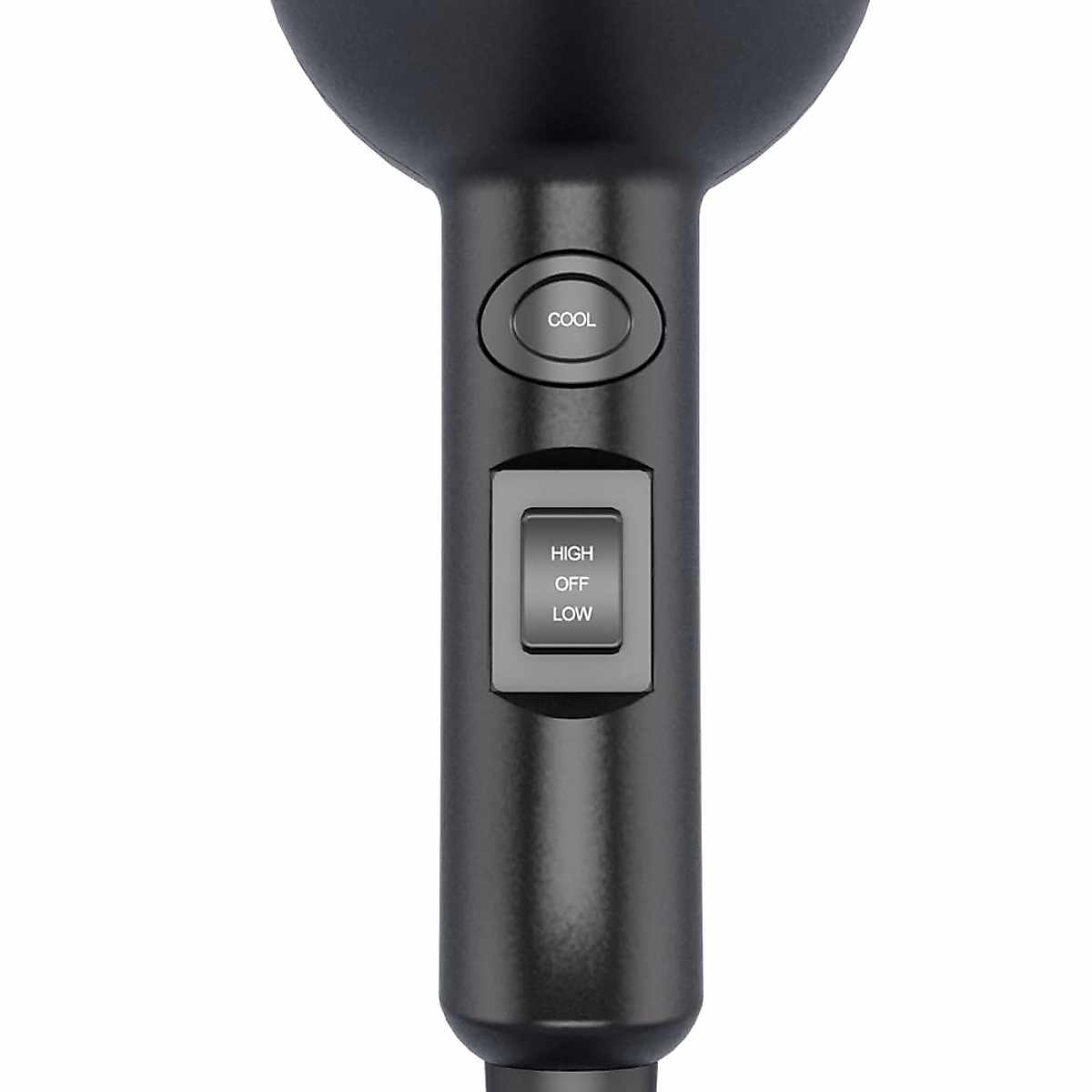 Mini Blow Dryer Ceramic Ionic 1000 Watts for Painting and Acrylic Pouring, Small Hair Dryer Compact and Lightweight for Kids and Travel, 2 Speed Settings and Cool Shot Plus Concentrator, Black