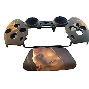 BootUS TLOU2 Fan Art Replacement Abby Plus Touchbar Front Housing Shell Faceplate PS5 Controller, Matte Black