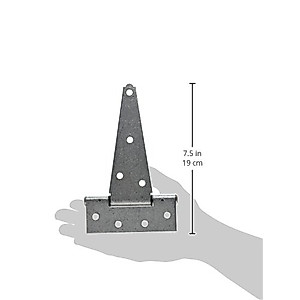 National Hardware N129-452 V286 Extra Heavy T Hinges in Galvanized, 2 pack,6 Inch