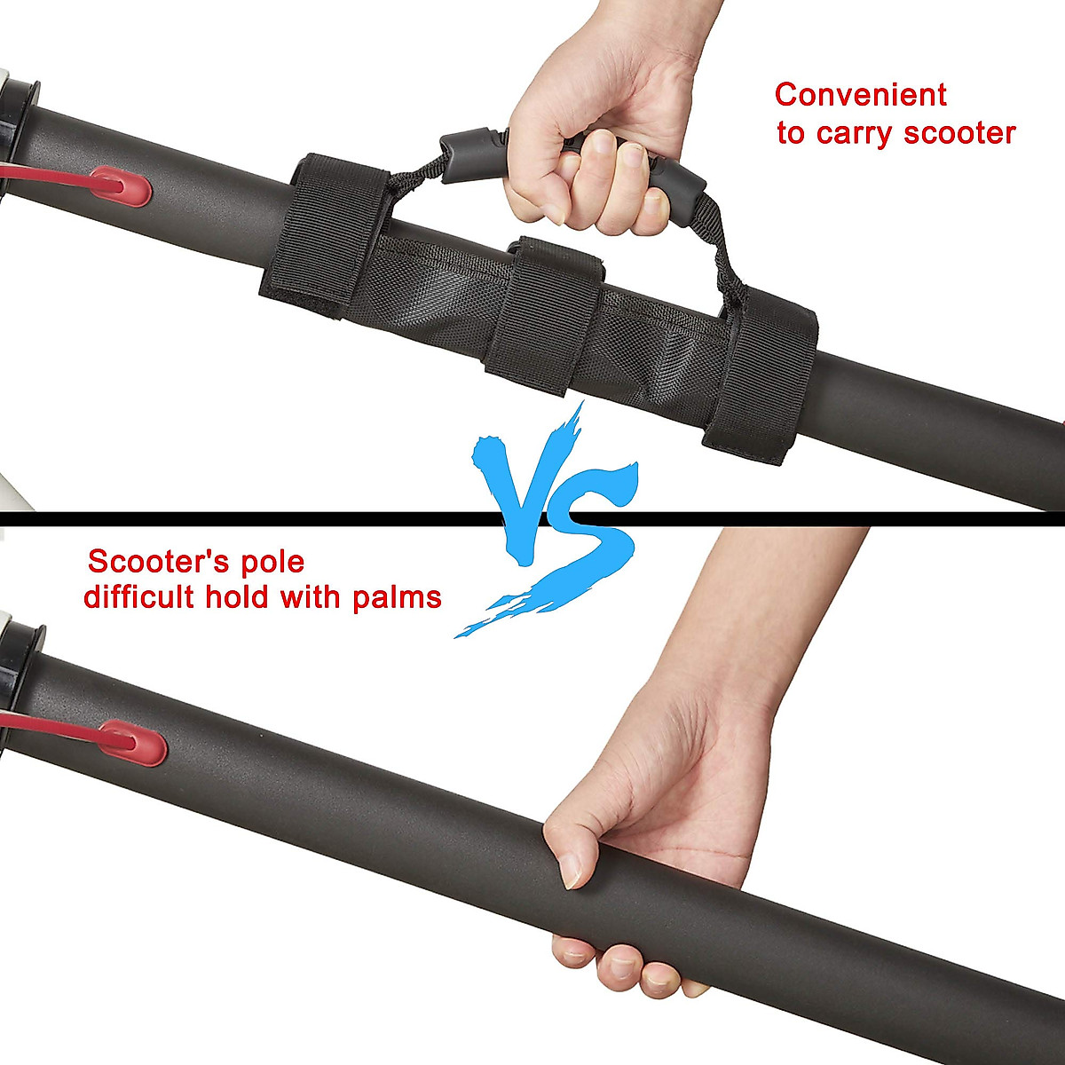 TOMALL Scooter Carry Handle Portable Hand Carrying Handle Straps Handles Bandage Compatible for M365 Pro ES1 ES2 ES3 ES4 Scooter