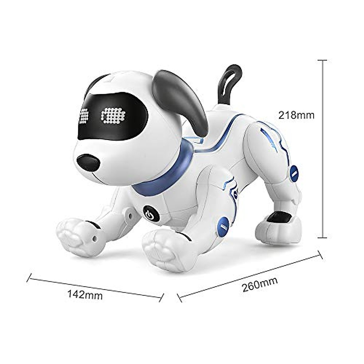 Remote Control Dog, Robot Toys for Kids, RC Robotic Stunt Puppy Voice Control Toys, Remote Control Dancing Programmable Robot Dog Smart RC Robot with Sound Interactive Gift for 6+ Ages Boys and Girls