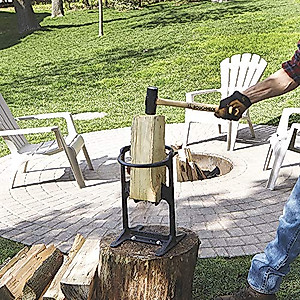 Kindling Cracker XL King Firewood Splitter - Kindling Splitter Wood Splitter Wood Splitting Wedge Manual Log Splitter Wedge