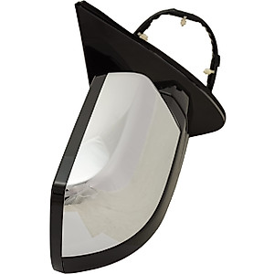 Kool Vue Right Power Heated Mirror for Chevrolet Tahoe Suburban 2015-2020 Power Fold With Signal Light, Memory & Puddle Lamp; Without Blind Spot Monitor & Auto-Dimming Chrome w/o Object Sensor