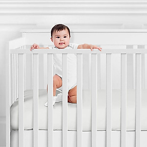 Sweet Jojo Designs Solid Ivory Boy Girl Fitted Crib Sheet Baby Toddler Bed Nursery - Gender Neutral Cream Beige Off White Color for Boho Bohemian Woodland Farmhouse Botanical Floral Linen Collection