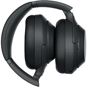 Sony WH-1000XM3 Wireless Noise-Canceling Over-Ear Headphones (Black) WH1000XM3/B + Bundle - International Version (1 Year Warranty)