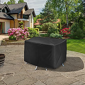 iCOVER Patio Furniture Cover, 76"x76" Square/Round Patio Table Cover, Easy On/Off, Waterproof Dustproof Cover for Outdoor Dining Table Set, Sectional Sofa Set