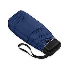 LEAGERA Mini Umbrella For Purse, Small Travel Umbrella Compact Waterproof Umbrella for Light Rain, Suitable for Women Purse and Pocket