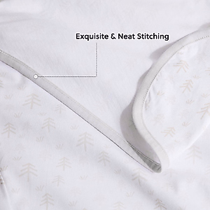 Bedsure Swaddle Blanket Baby Girl Boy, Easy Adjustable, 3 Pack Infant Sleep Sack Wrap Newborn Babies by Comfy Cubs (Small (0-3 Month) Blue White