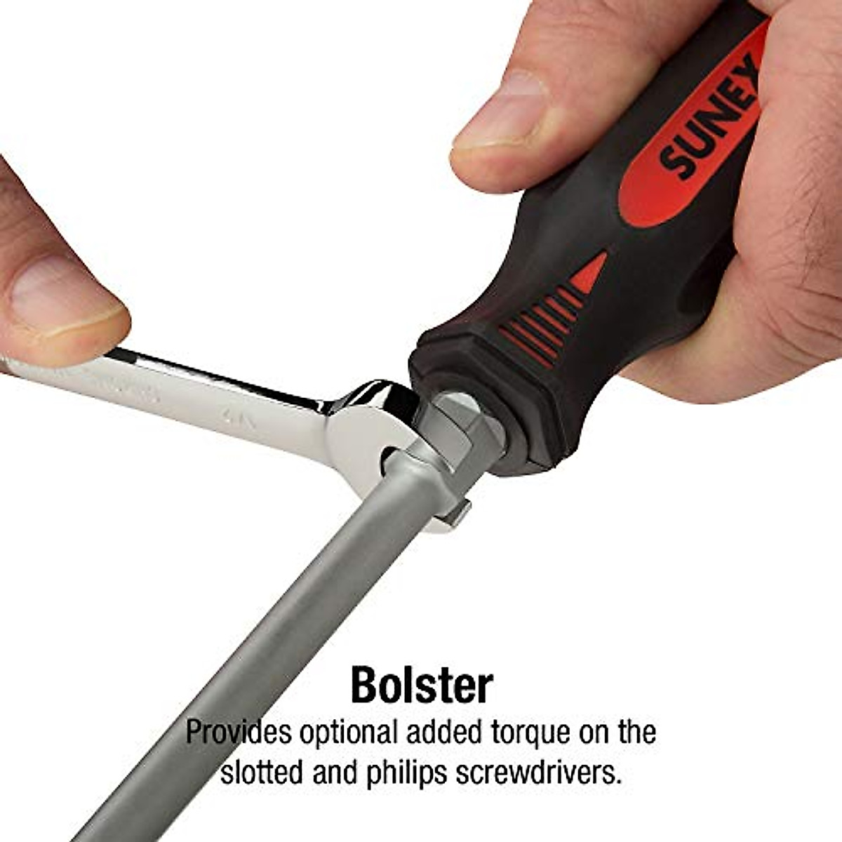 Sunex 1120SS, Combination Screwdriver Set, 20Piece, Cabinet, Slotted, Philips, Torx, Flaking & Abrasion Resistant, Enhanced Durability, Comfortable Handle, Quick Reference, Bolster, Storage Tray