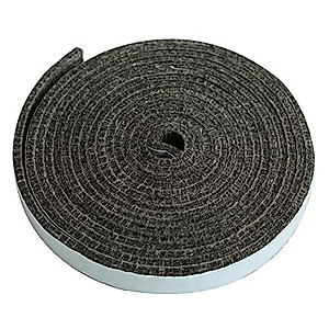 DOLAMOTY 15ft High Temp Gasket Replacement for Large/XLarge Big Green Egg Parts,Big Green Egg Accessories Smoker BGE Gasket Pre-Shrunk Accessories Self Stick Felt, 7/8" Wide
