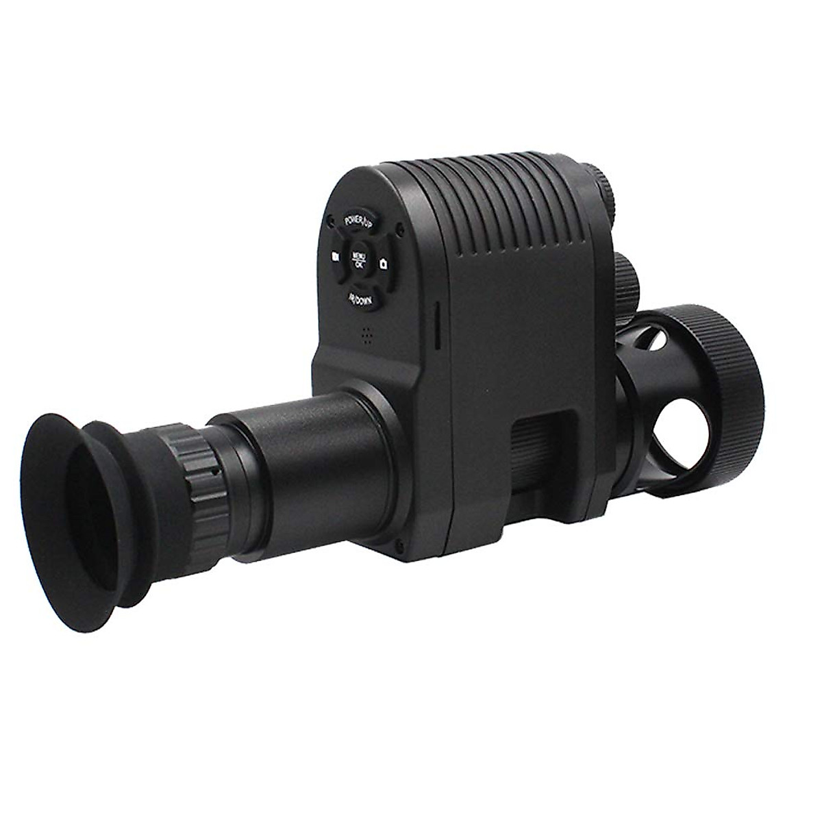 Megaorei 3 A 720p HD Hunting Night Vision Scope Camcorder Monocular Clip on Attachment with Built-in 850nm Infrared IR Flashlight (Without TF Card and Battery)