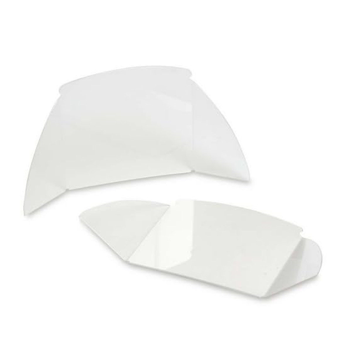 AmeriCan Goods 2Pcs Dental Replacement Light Lens Splash Shield for Pelton & Crane LF-II Upper and Lower Shield Dental Lights