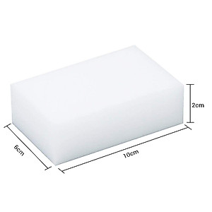 100Pcs lot Multi Functional Magical Sponge Eraser Melamine Froth Cleaner, Eco friendly Material for Sink, Bathroom, Refrigerator White (100pcs)