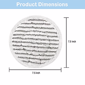 10 Pack S7001 Pads Replacement Steam Mop Pads for Shark S7001 S8201 S7000AMZ S8001 S7000 S7001TGT S7201 S7005 S7020 Series Steam Mop Pads Steam & Scrub All-in-One Scrubbing Mop Pads Part #: XKITP7000