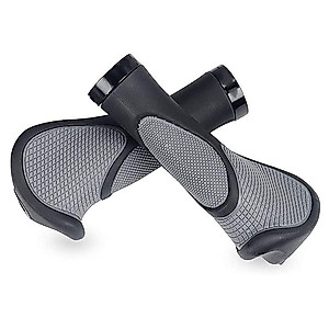 MUYDZ 1 Pair Bike Grips with Rubber Ergonomic Antislip Handlebar Grips for Bicycle Mountain Bike Road MTB(General Section)