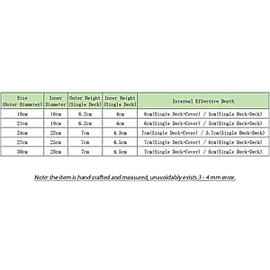 Hcooker 3 Tier Kitchen Bamboo Steamer with Double Stainless Steel Banding for Asian Cooking Buns Dumplings Vegetables Fish Rice