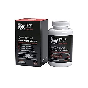 Prime Male Natural Testosterone Booster 120 Capsules