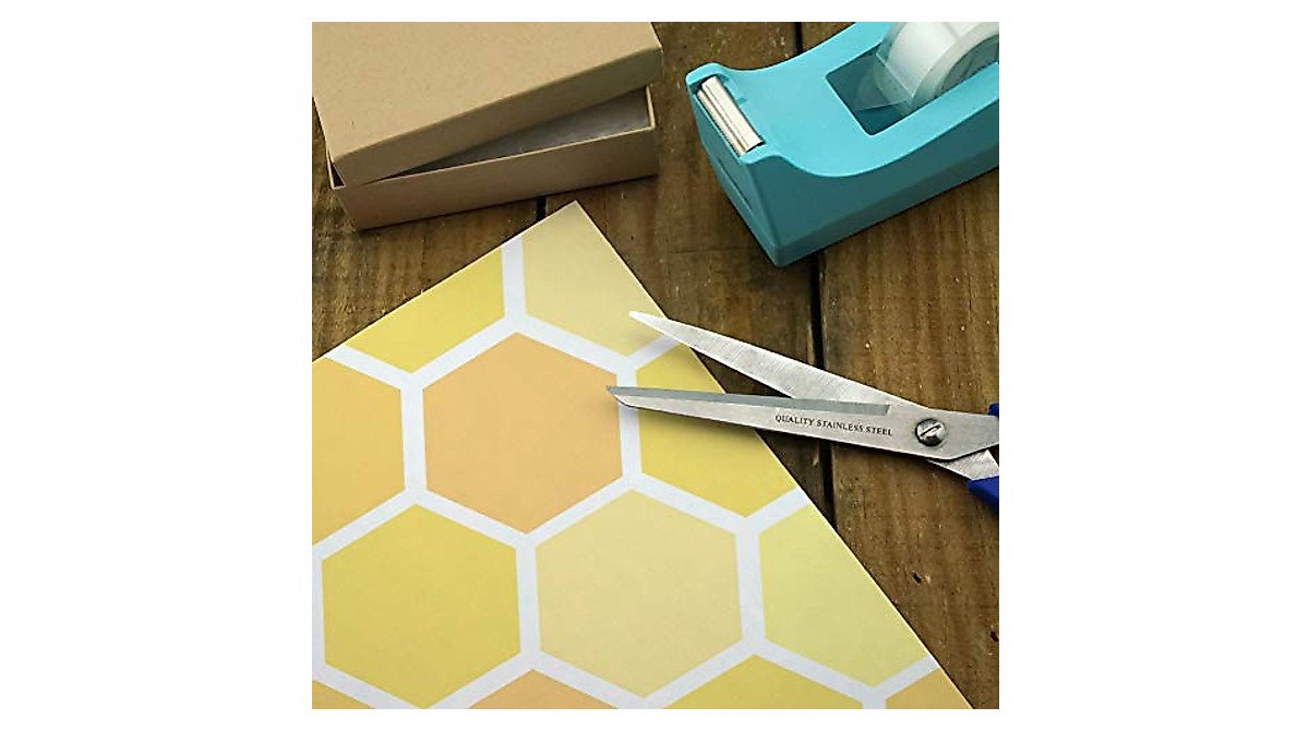 Bright Yellow Honeycomb Gift Wrap Rolls for Birthdays & More