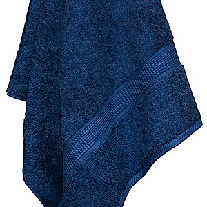 Ariv Towels - Bath Towels Set - Premium Bamboo Cotton Bath Towels - Ultra Absorbent, Soft Feel and Quick Drying 30" X 52" (Denim)