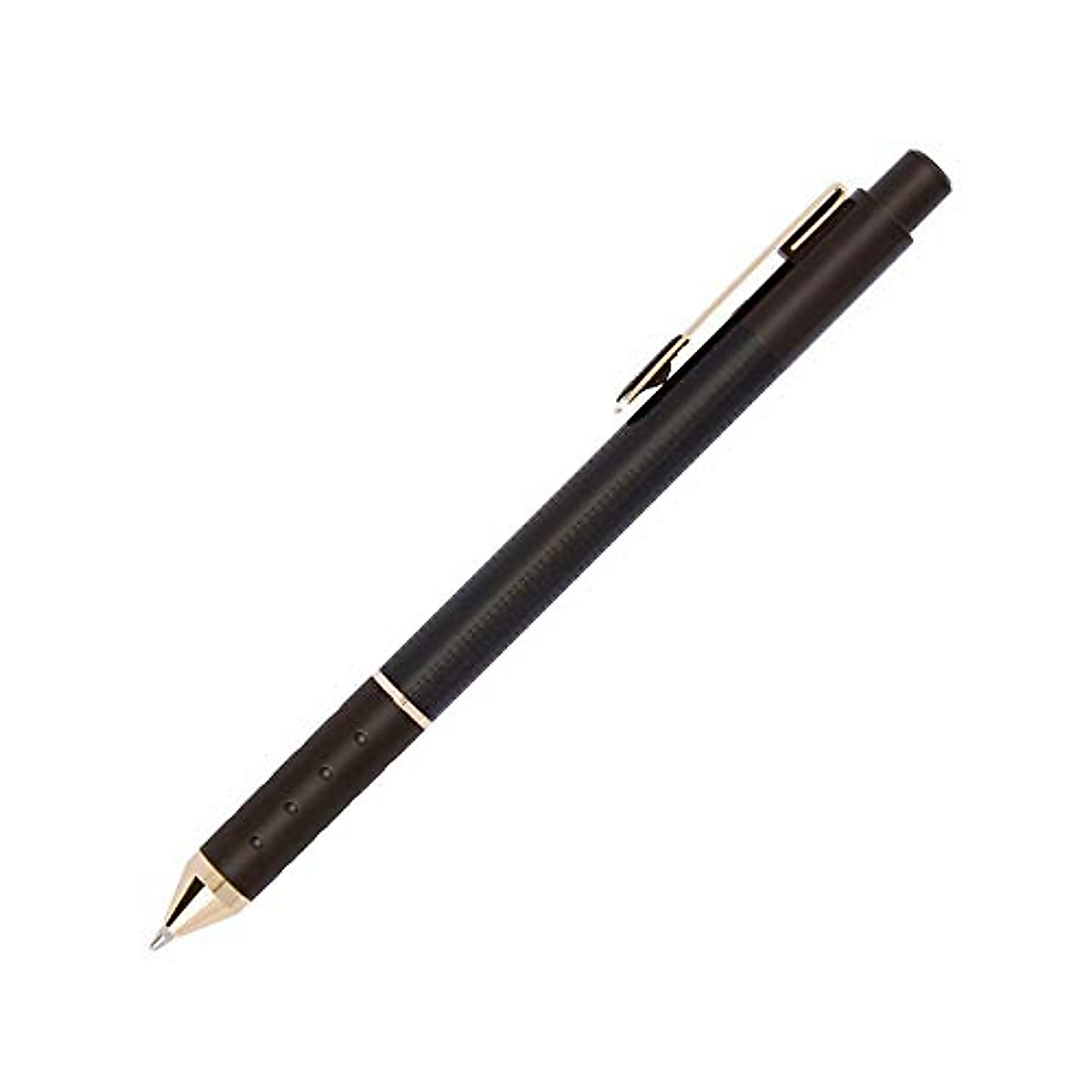 TUL Brilliance Pens, Ballpoint, Medium Point, 1.0 mm, Black Barrels, Black Ink, Pack of 4 Pens