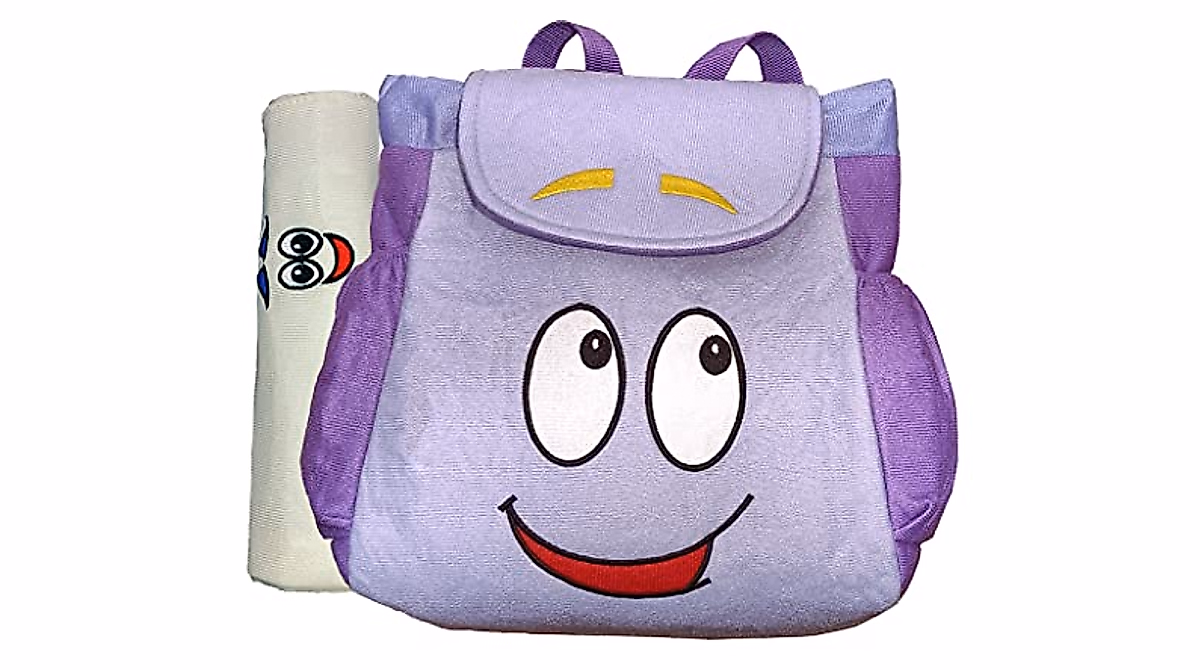 Dora Explorer Backpack with Map for Kids - Adventure Fun for Ages 3-5