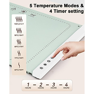 Food Warmer, Food Warming Mat for Buffets Party,Gathering, Nano Silicone, Roll Up for Storage