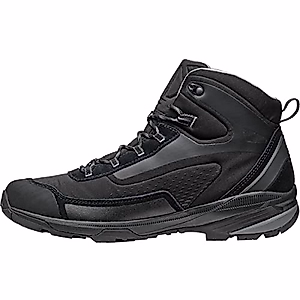 ASOLO Men's Nuuk GV Lightweight Hiking and Urban Walk Snow Shoes (Black/Black, 10.5)
