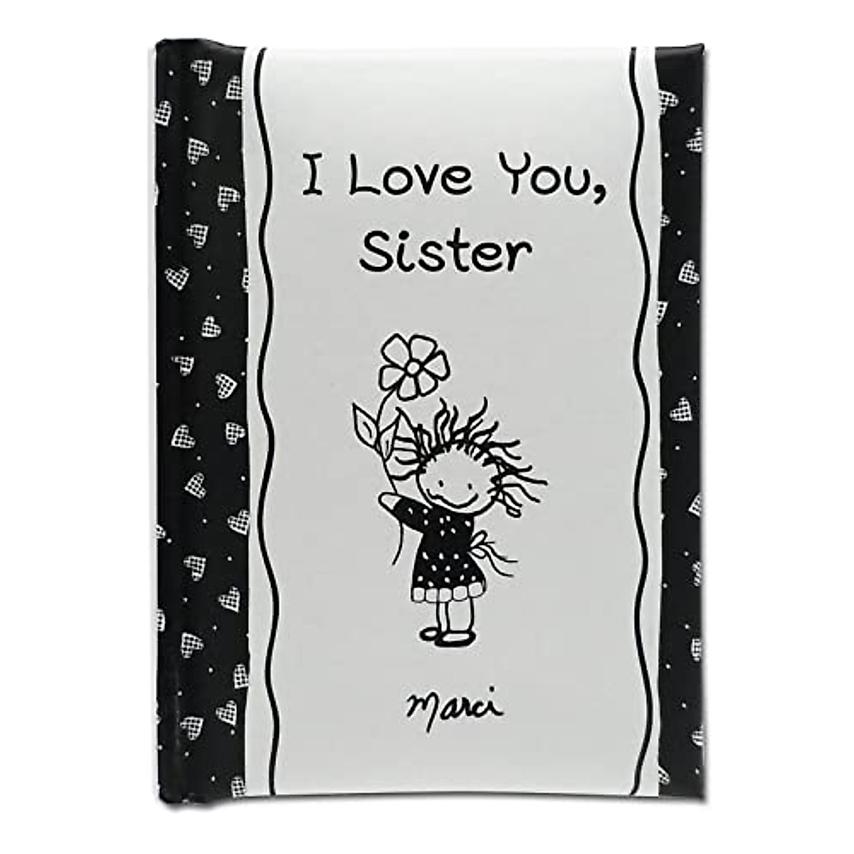 Blue Mountain Arts Mini Book (I Love You, Sister)—Keepsake Gift for a Holiday, Birthday, or Just Because for an Older or Younger Sister, by Marci & the Children of the Inner Light, 4 x 3 Inches