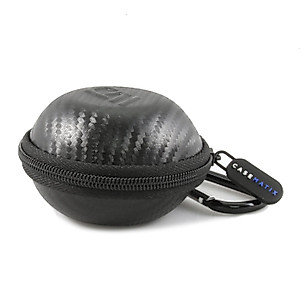 CASEMATIX Clip-on Phone Microphones Travel Case Compatible with Zoom iQ7, iQ6, Mounted Zoom XYH5 Stereo Microphone Capsule and More, Case Only