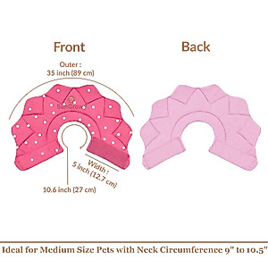 SunGrow Cat Cone Collar Soft, Pet Recovery Elizabethan E Collar Soft Neck Cone to Stop Licking for Cats & Kittens After Surgery, Cat Surgical Recovery Suit for Wound Cover, Puppy Dog & Rabbit Cone