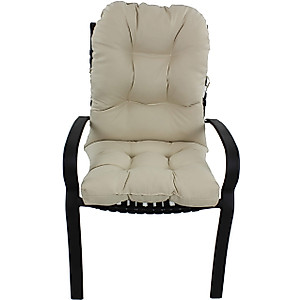 College Covers Indoor/Outdoor Adirondack Patio Seat Cushion, 1 Count (Pack of 1), Cream