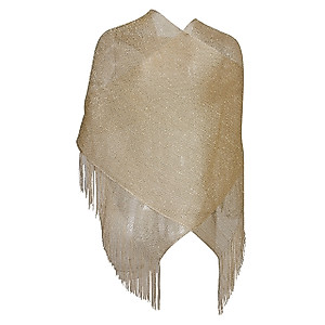 Vijiv Women's 1920s Gatbsy Vintage Shawl Wrap For Bridal Prom Wedding Party Evening Dresses